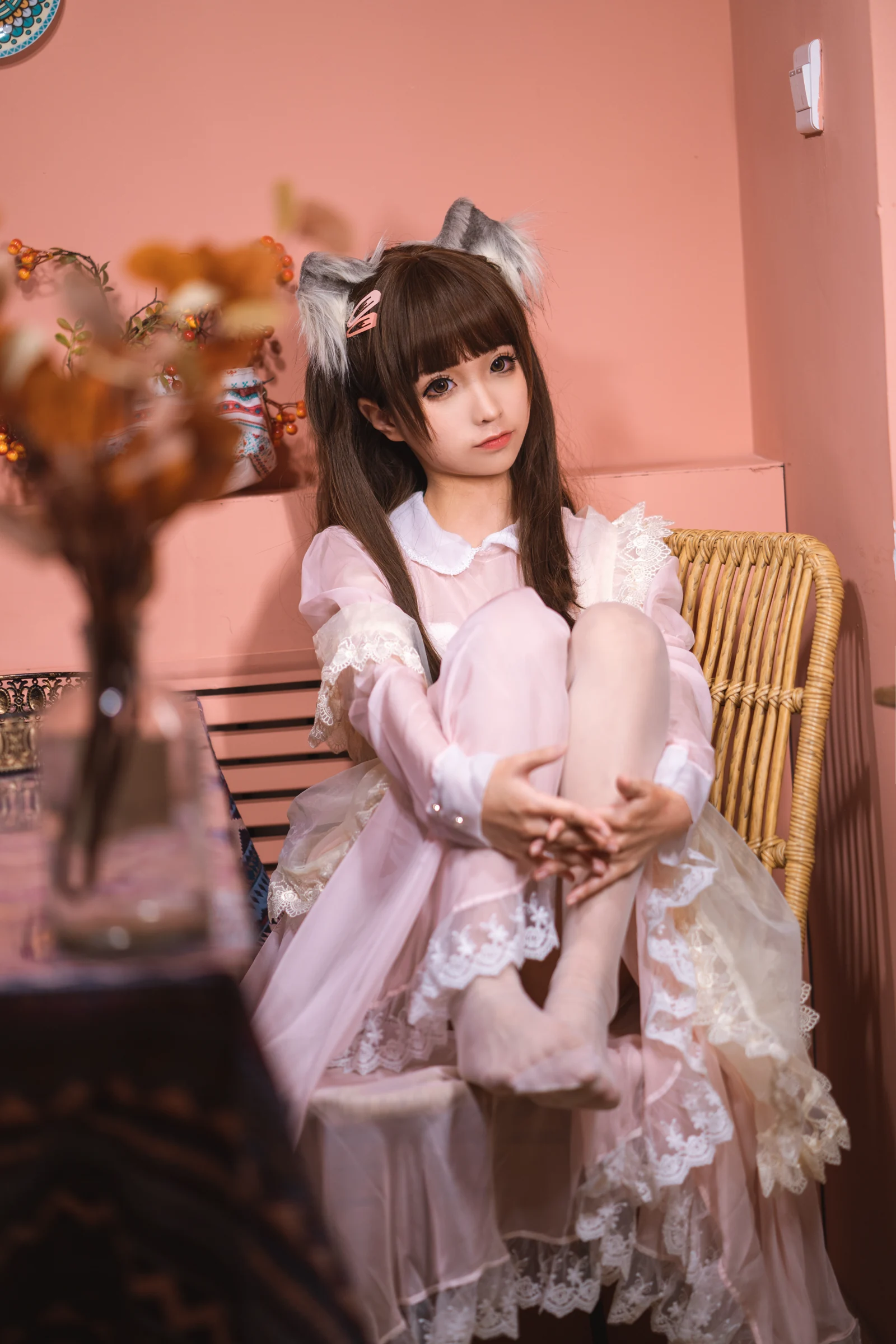 蠢沫沫 No 022 粉透明女仆[34p 456 2m] Chunmomo